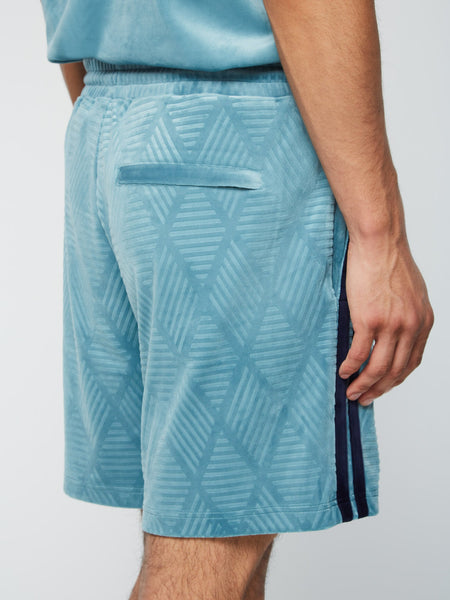 Sergio Tacchini Debossed Damarindo Velour Short - Larkspur – InStyle ...